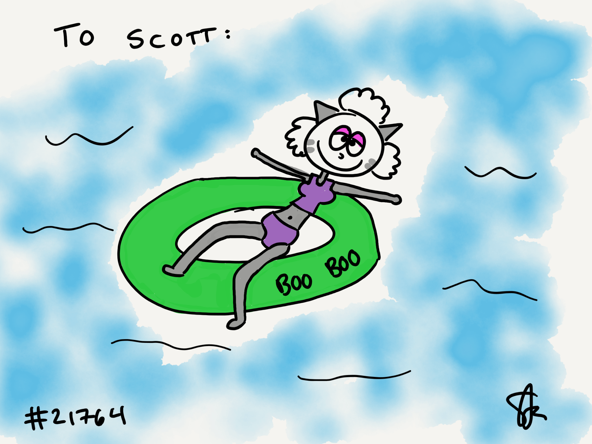 Cat #21764 | I Want To Draw a Cat For You!